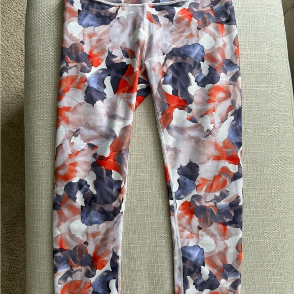 Fabletics | Pants & Jumpsuits | Fabletics Red And Blue Leggings Vibrant ...